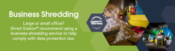 Business Shredding - Office Confidential Document Shredding