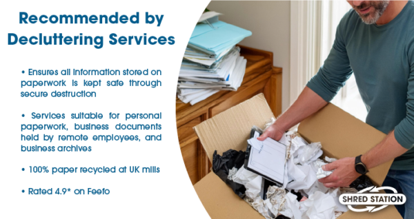 Recommended by Decluttering Services - Shred Station®